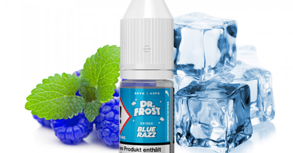 Ice Cold Blue Razz - Dr. Frost Nic Salt